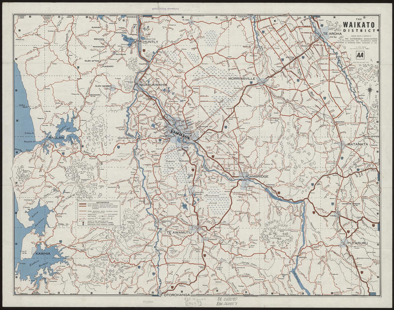 Waikato District Map - Hamilton Libraries Heritage Collection Online