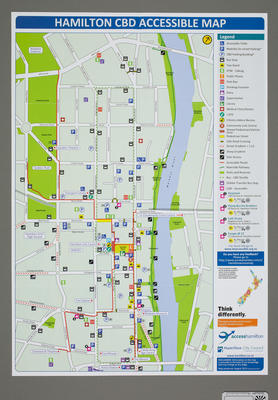 Hamilton CBD Accessible Map - Hamilton Libraries Heritage Collection Online