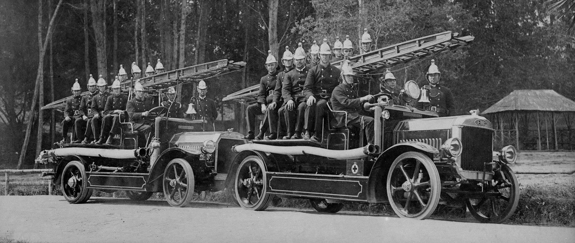 Two Dennis Fire Engines - Hamilton Libraries Heritage Collection Online