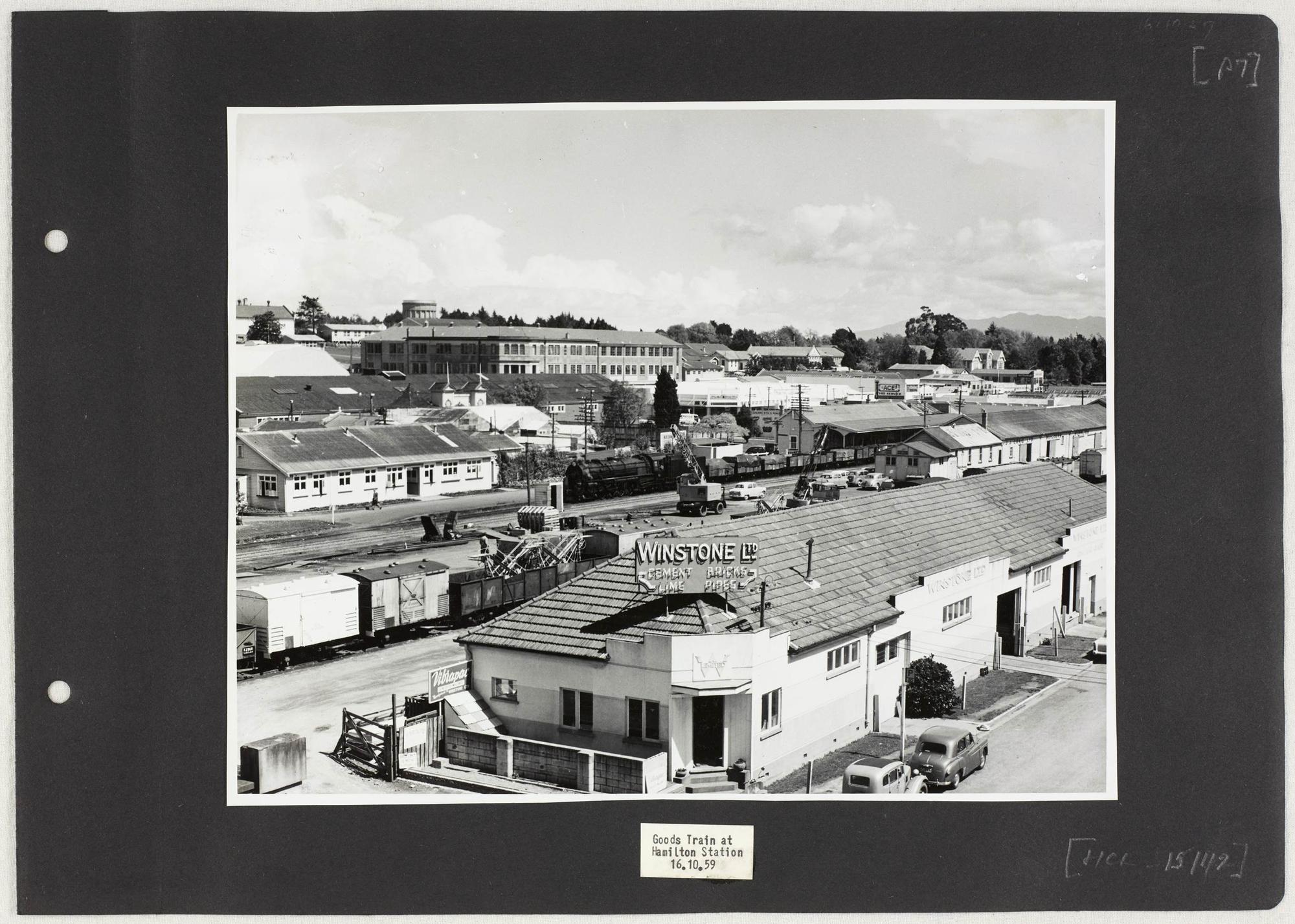 Aerial view across central Hamilton - Hamilton Libraries Heritage ...