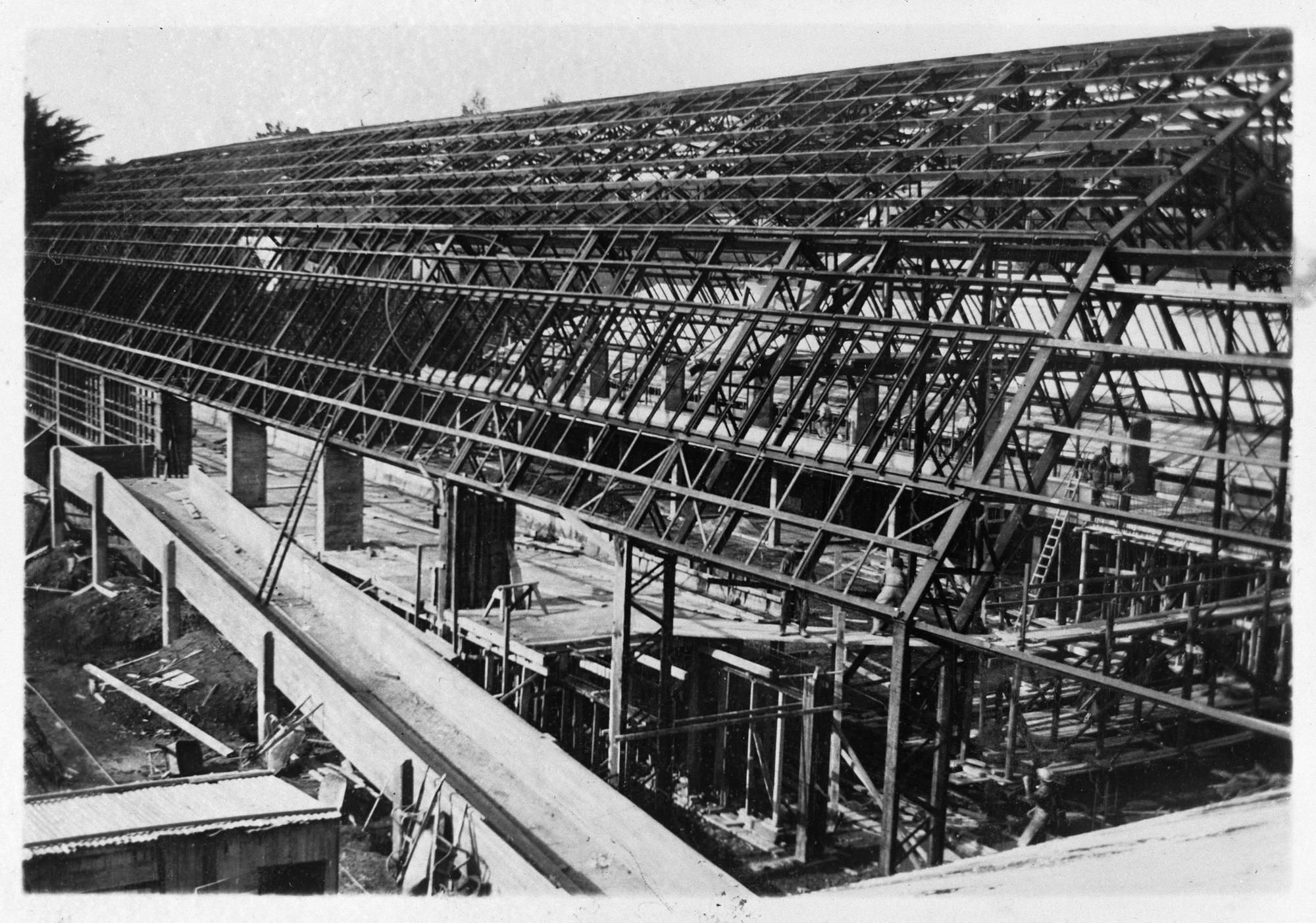 Bledisloe Hall under construction - Hamilton Libraries Heritage ...