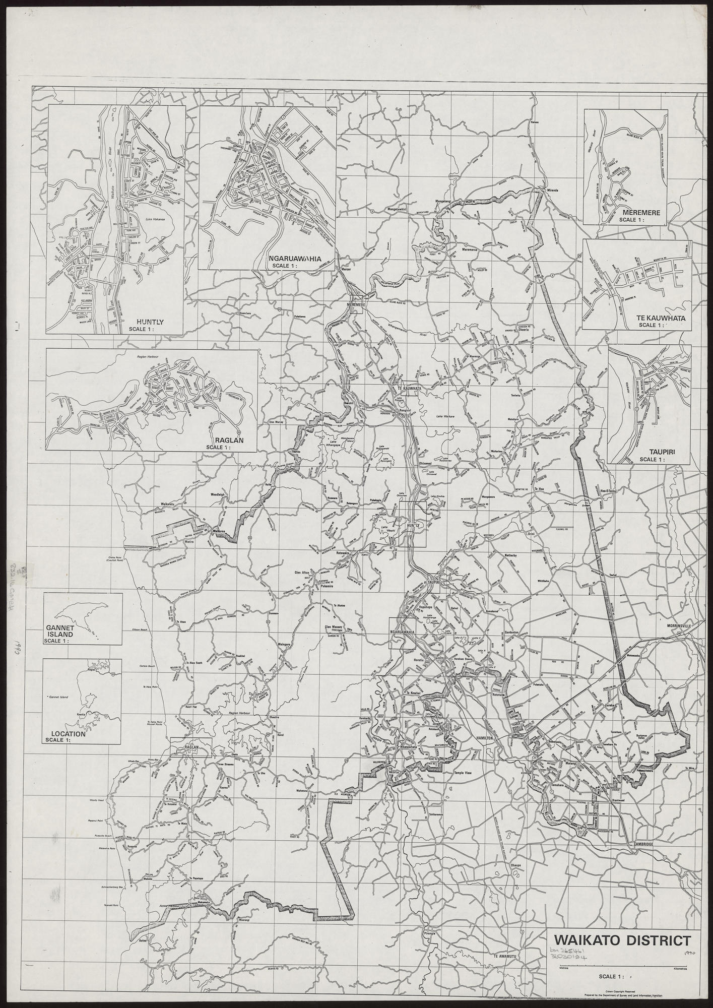 Waikato District Map - Hamilton Libraries Heritage Collection Online