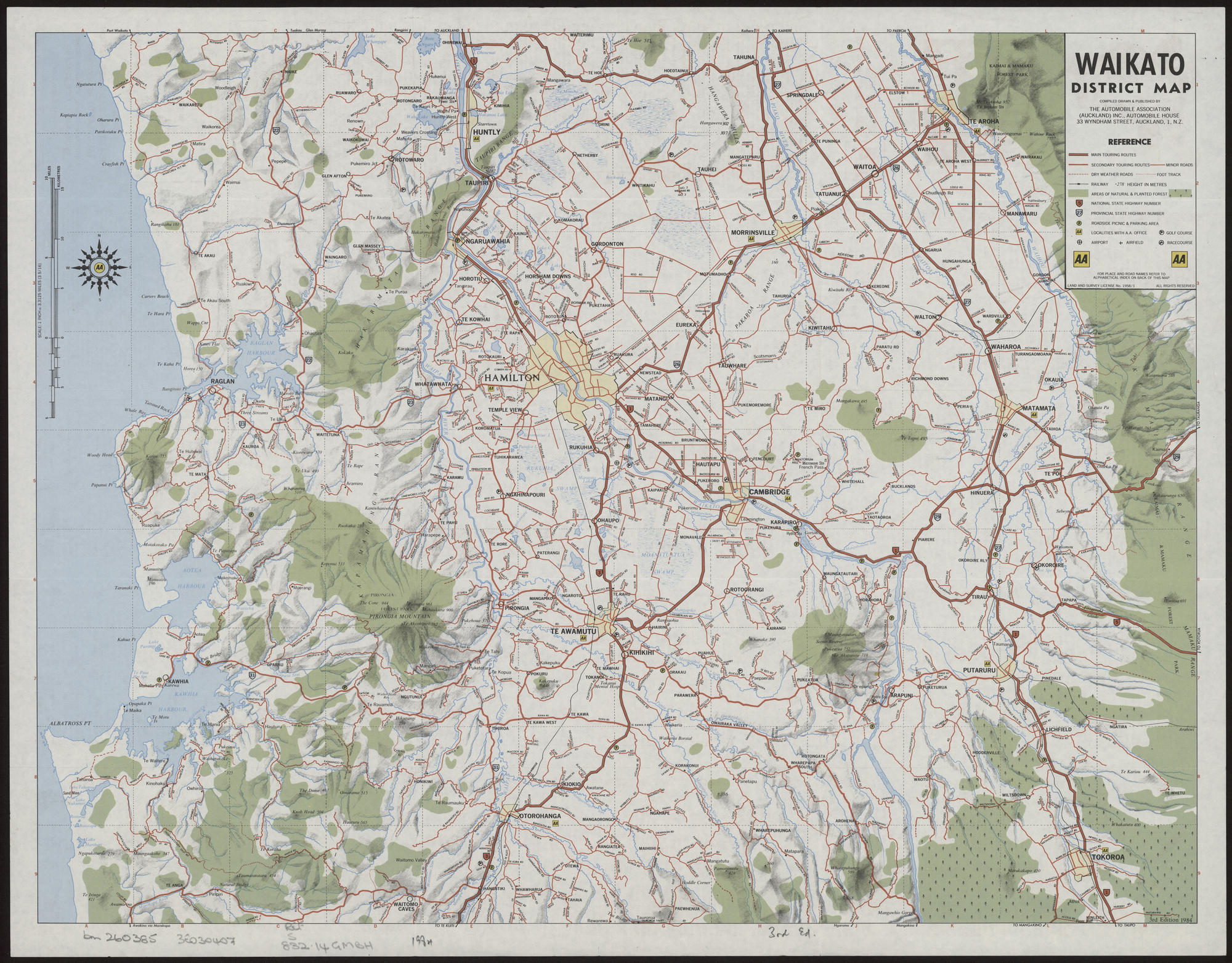 Waikato District Map - Hamilton Libraries Heritage Collection Online