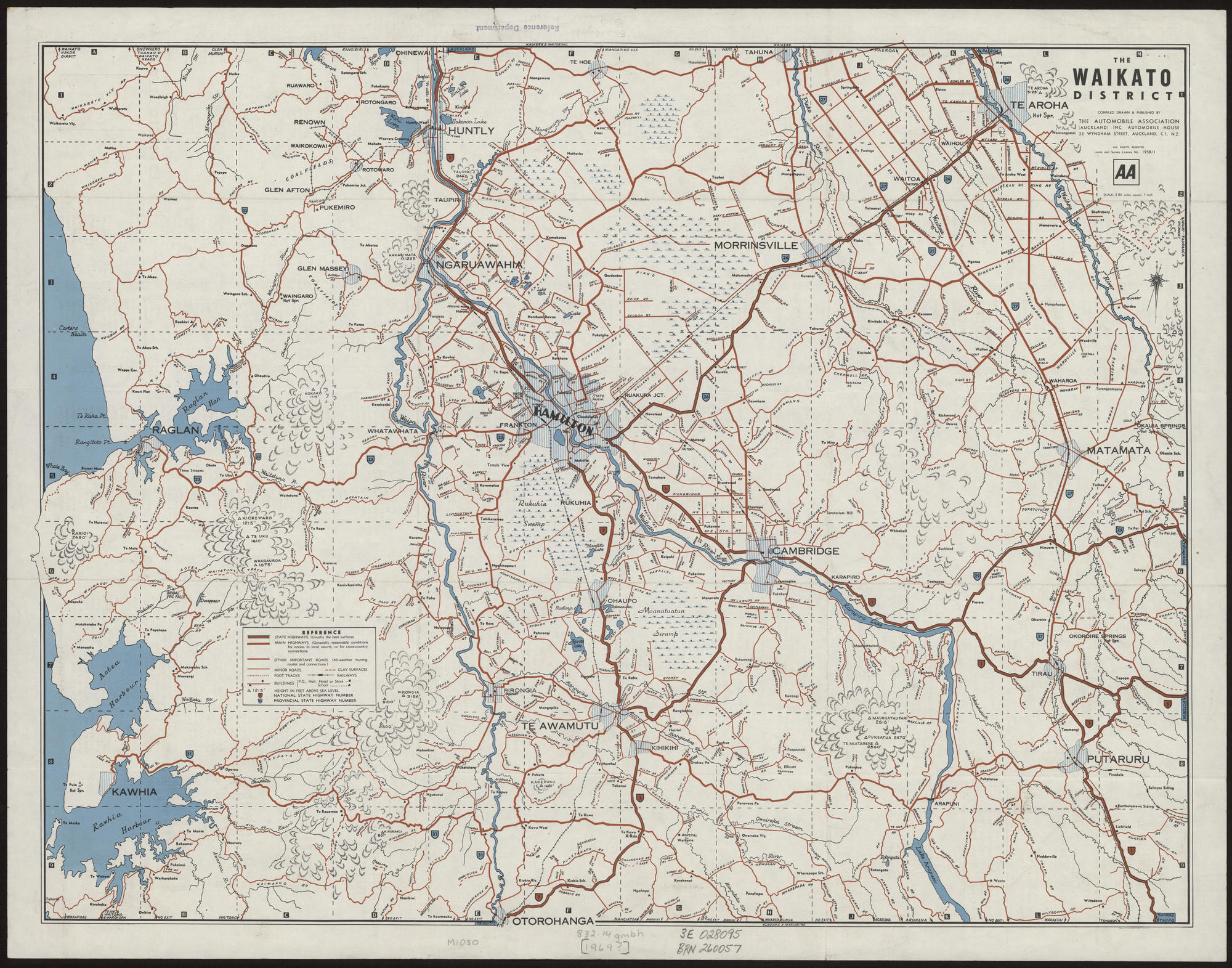 Waikato District Map - Hamilton Libraries Heritage Collection Online