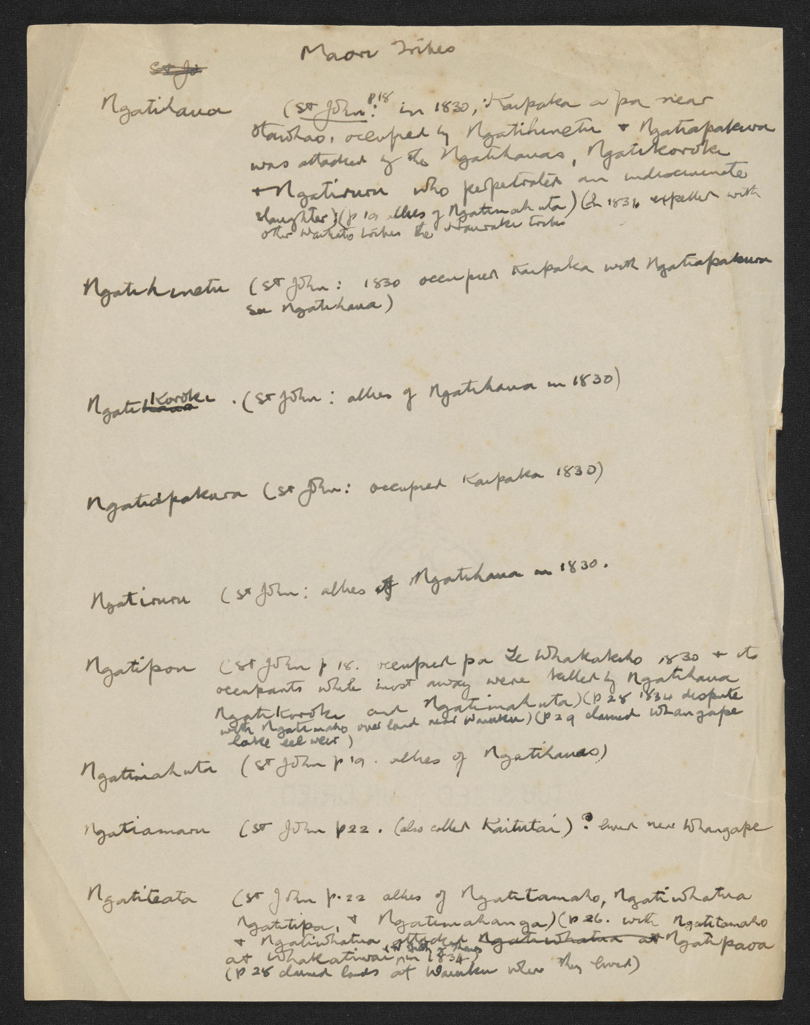 References about Maori tribes - Hamilton Libraries Heritage Collection ...