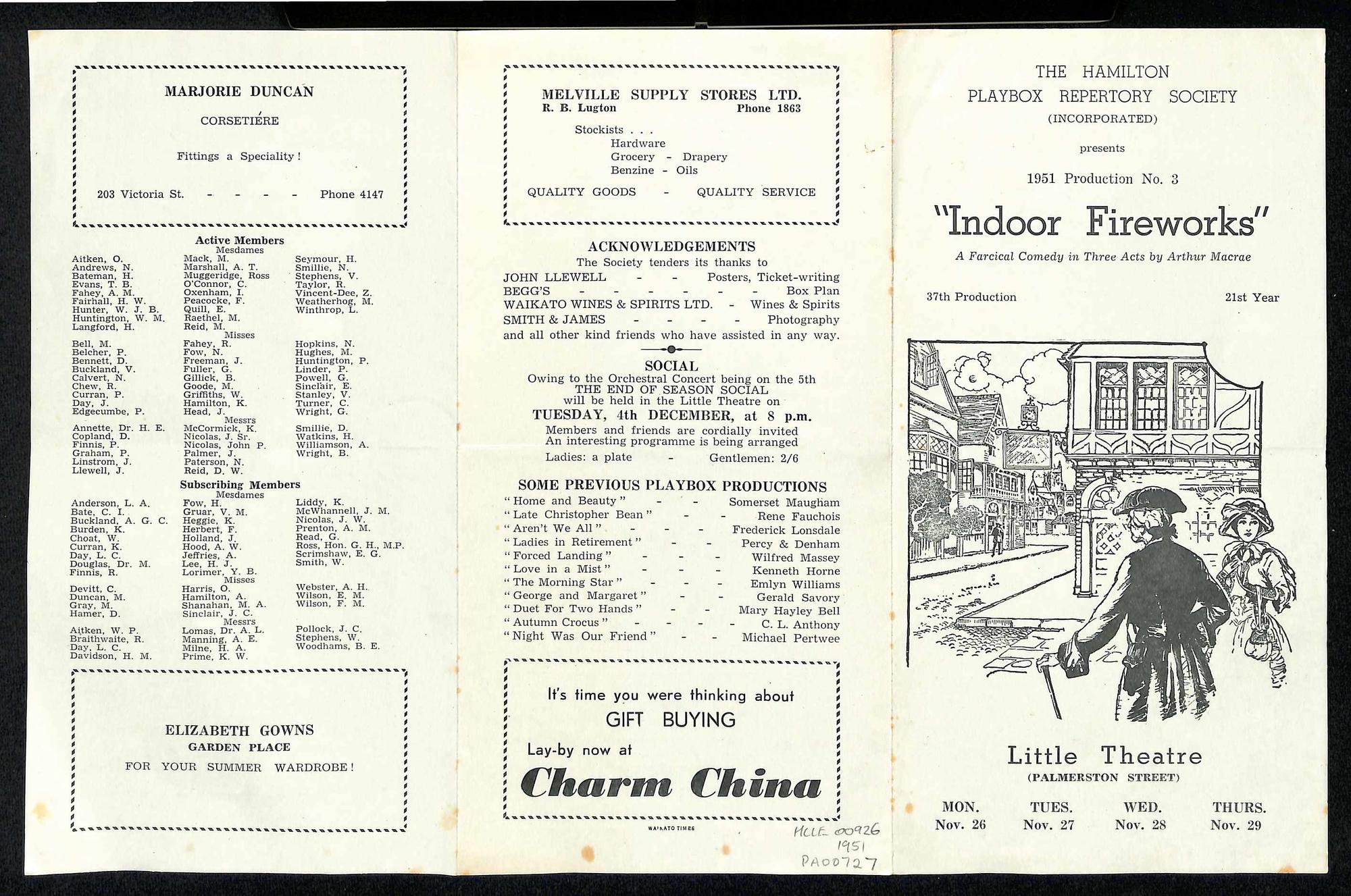 Indoor Fireworks - Hamilton Libraries Heritage Collection Online