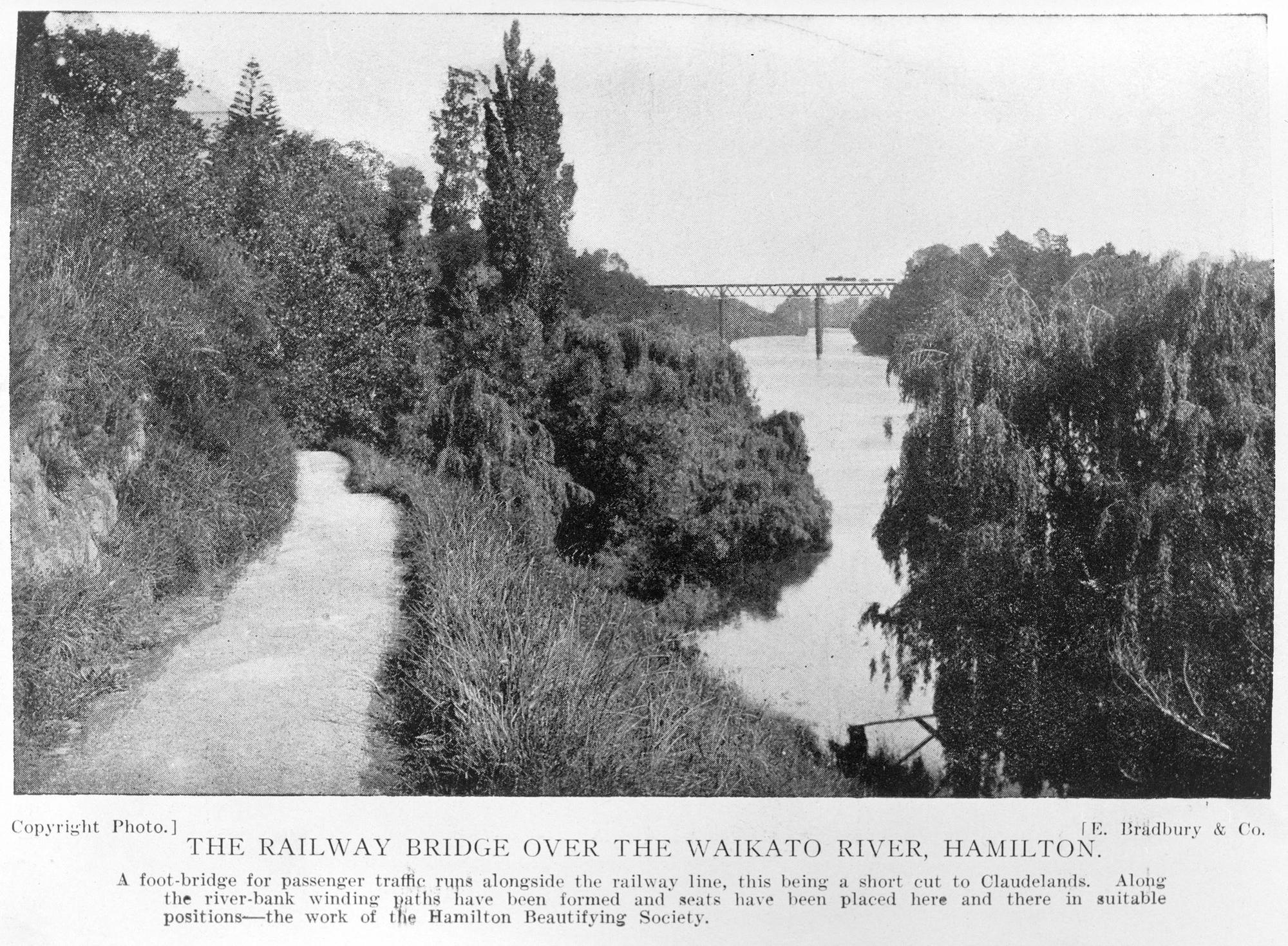 Hamilton's first railway bridge [E. Bradbury & Co. Publisher ...